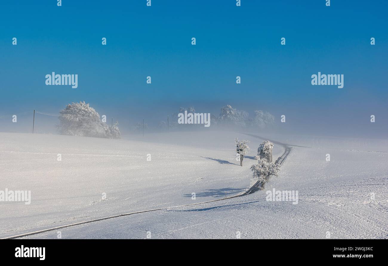 Deutsche landschaft im winter hi-res stock photography and images - Alamy