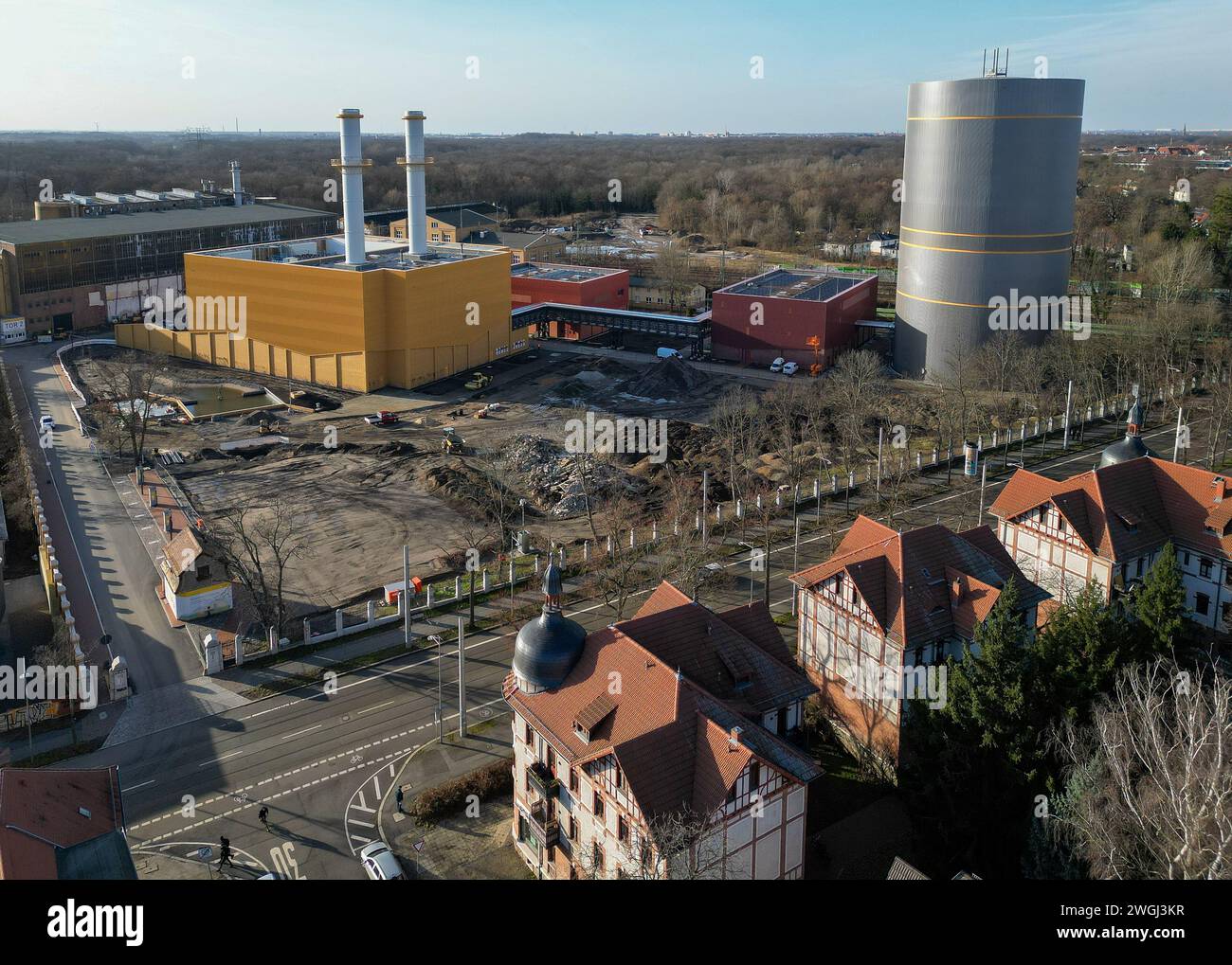 Leipzig, Germany. 05th Feb, 2024. The new southern combined heat and ...