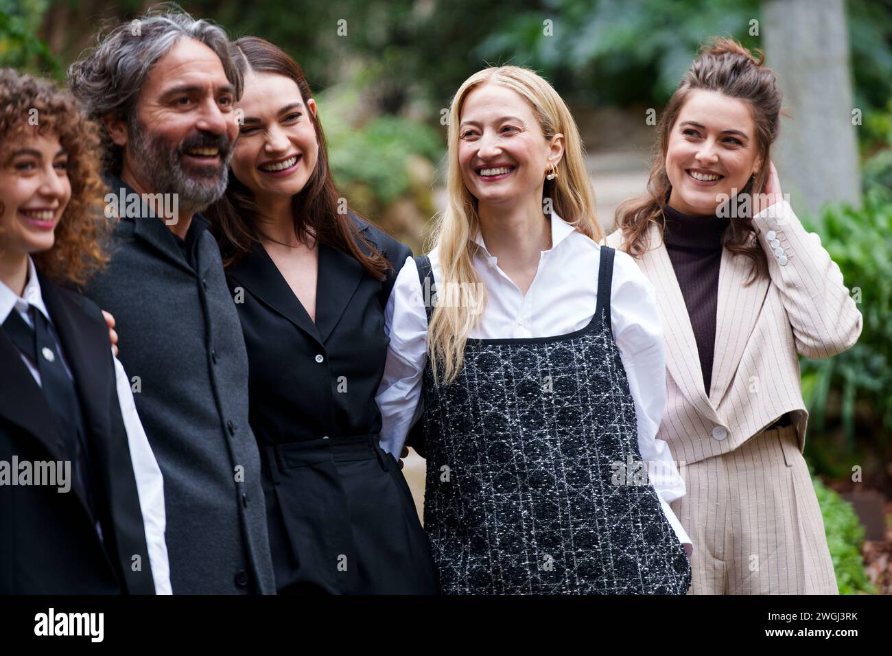 ROME, ITALY - FEBRUARY 05: Saverio Costanzo, Lily James, Rebecca ...