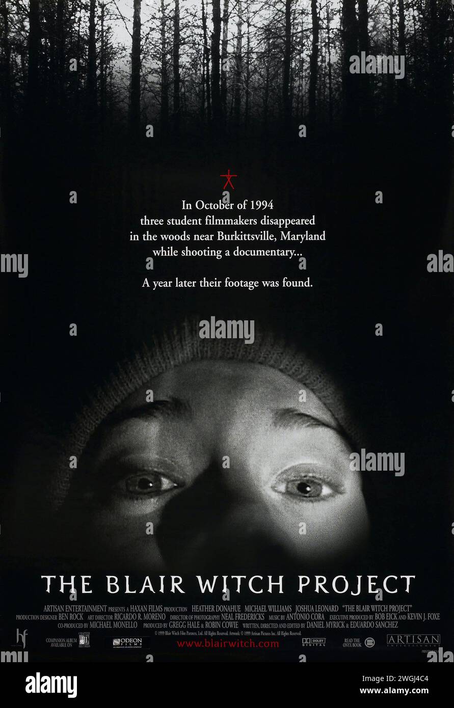 The Blair Witch Project poster Stock Photo - Alamy