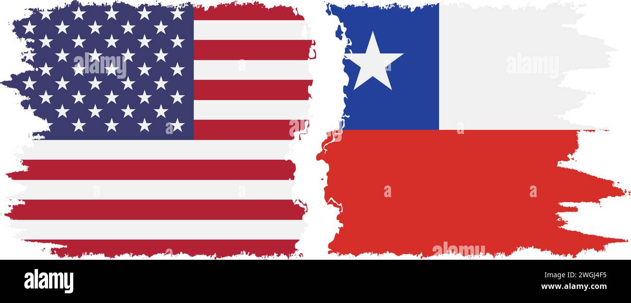 Usa chile flags hi-res stock photography and images - Alamy