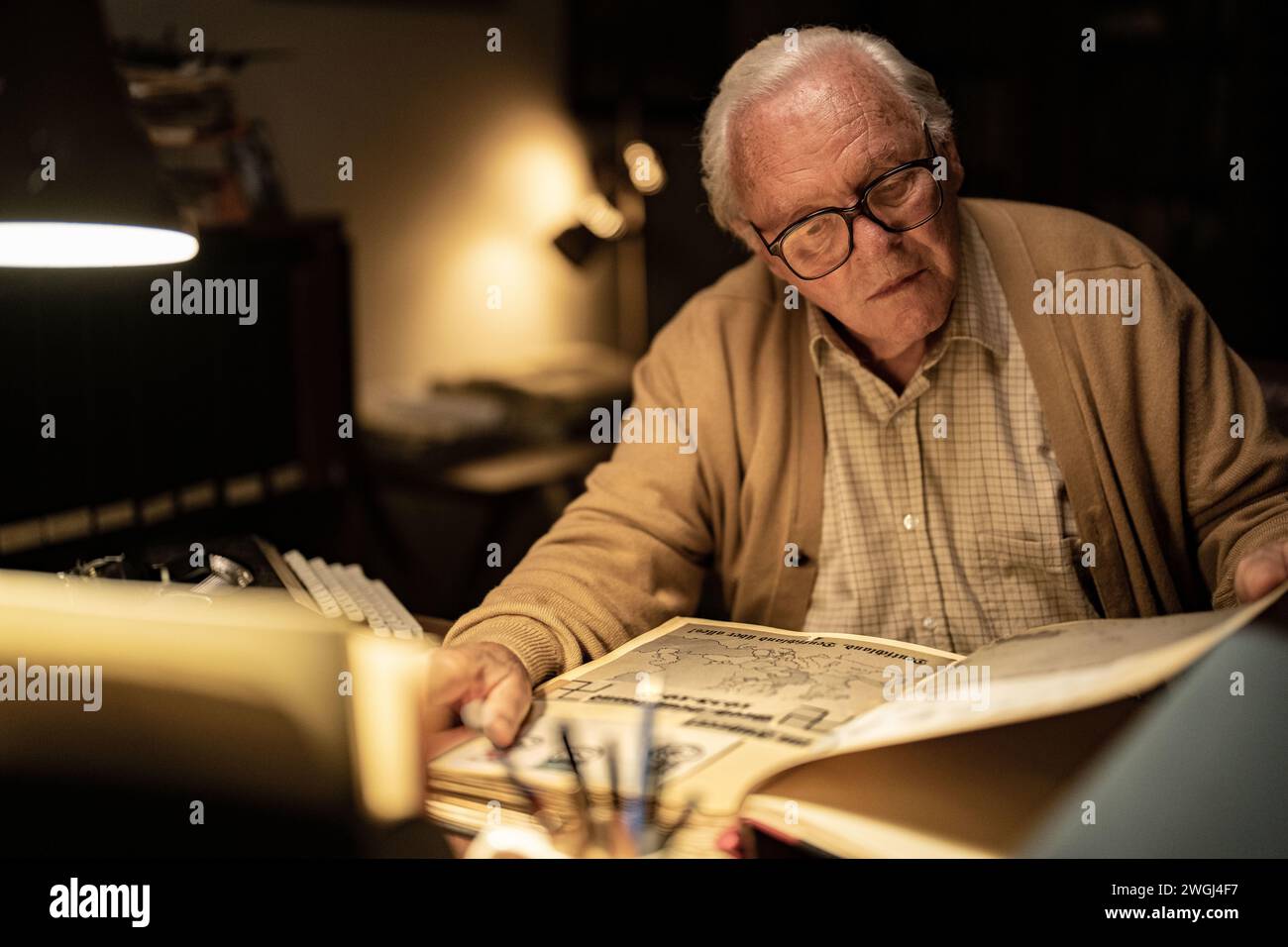 One Life poster Anthony Hopkins Stock Photo - Alamy