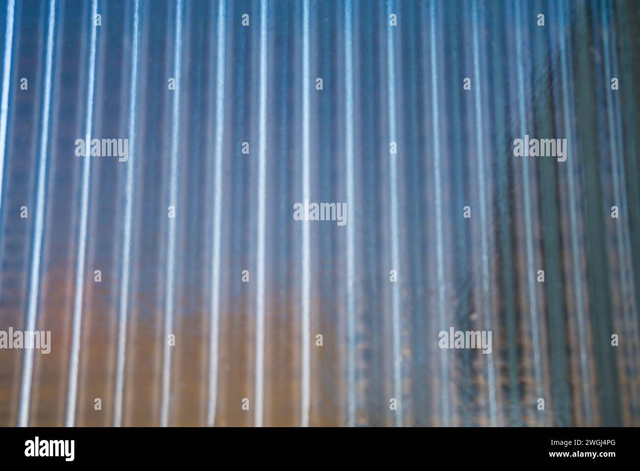White Vertical Glass Striped Background with Reflection sky. Textured ...