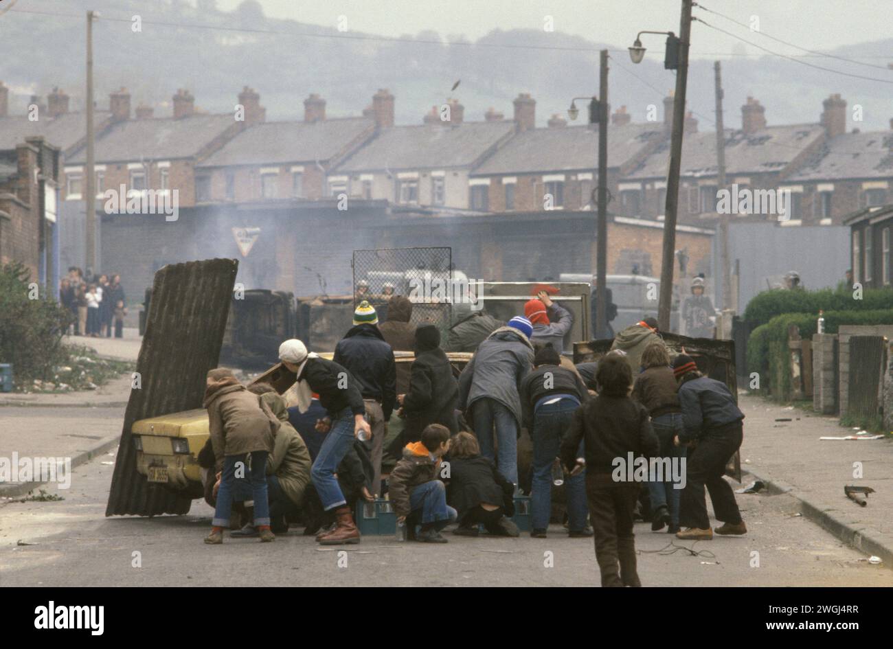 Troubles belfast northern ireland hijacked hi-res stock photography and ...