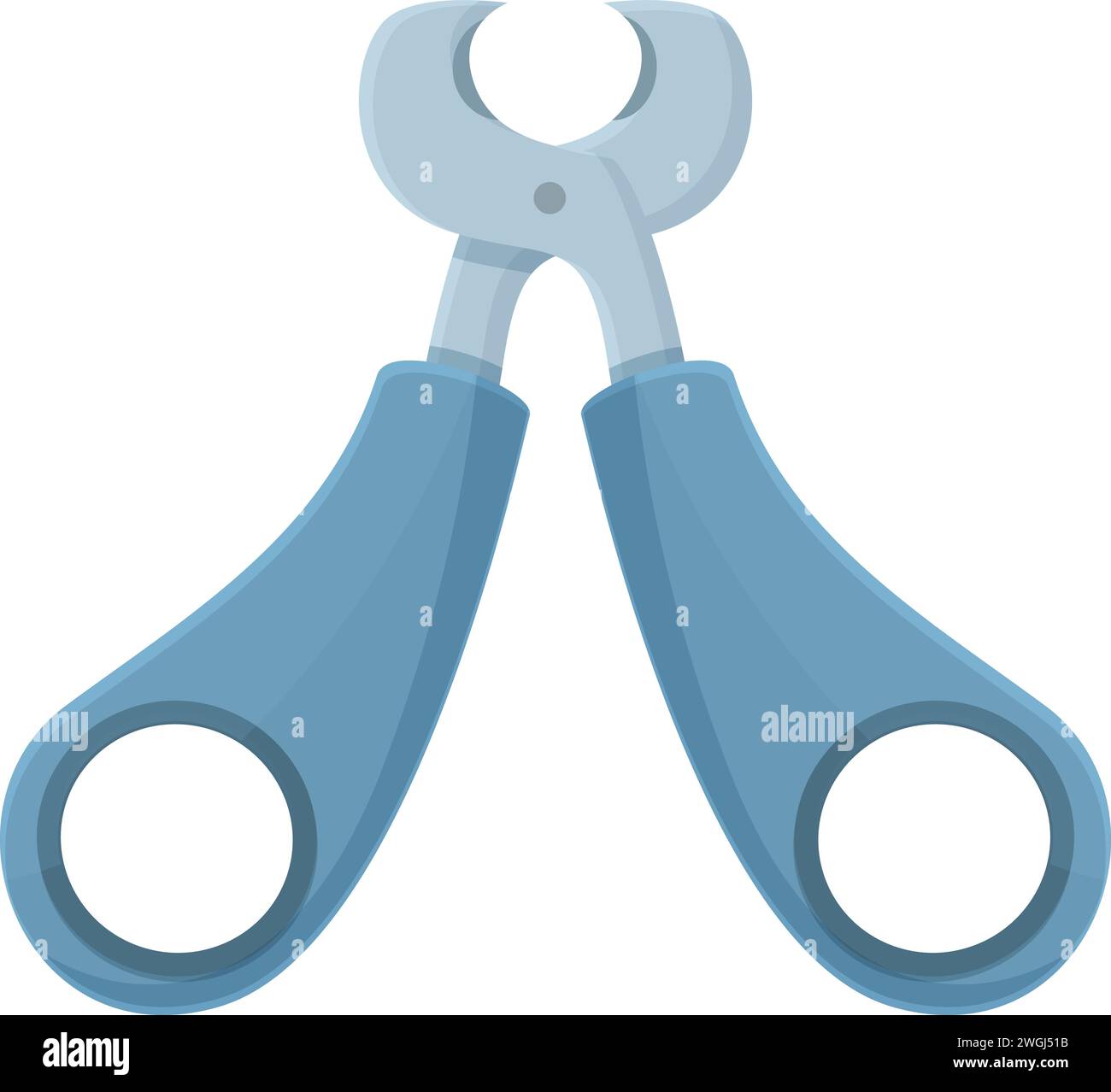 Claw cutter pet icon cartoon vector. Care tool canine. Art work object ...