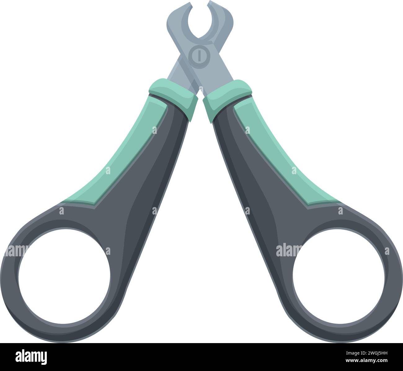 Domestic equipment claw cutter icon cartoon vector. Pet metal. Shop art ...