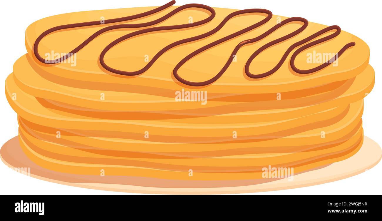 Cream home card icon cartoon vector. Menu honey. Card home comic Stock ...