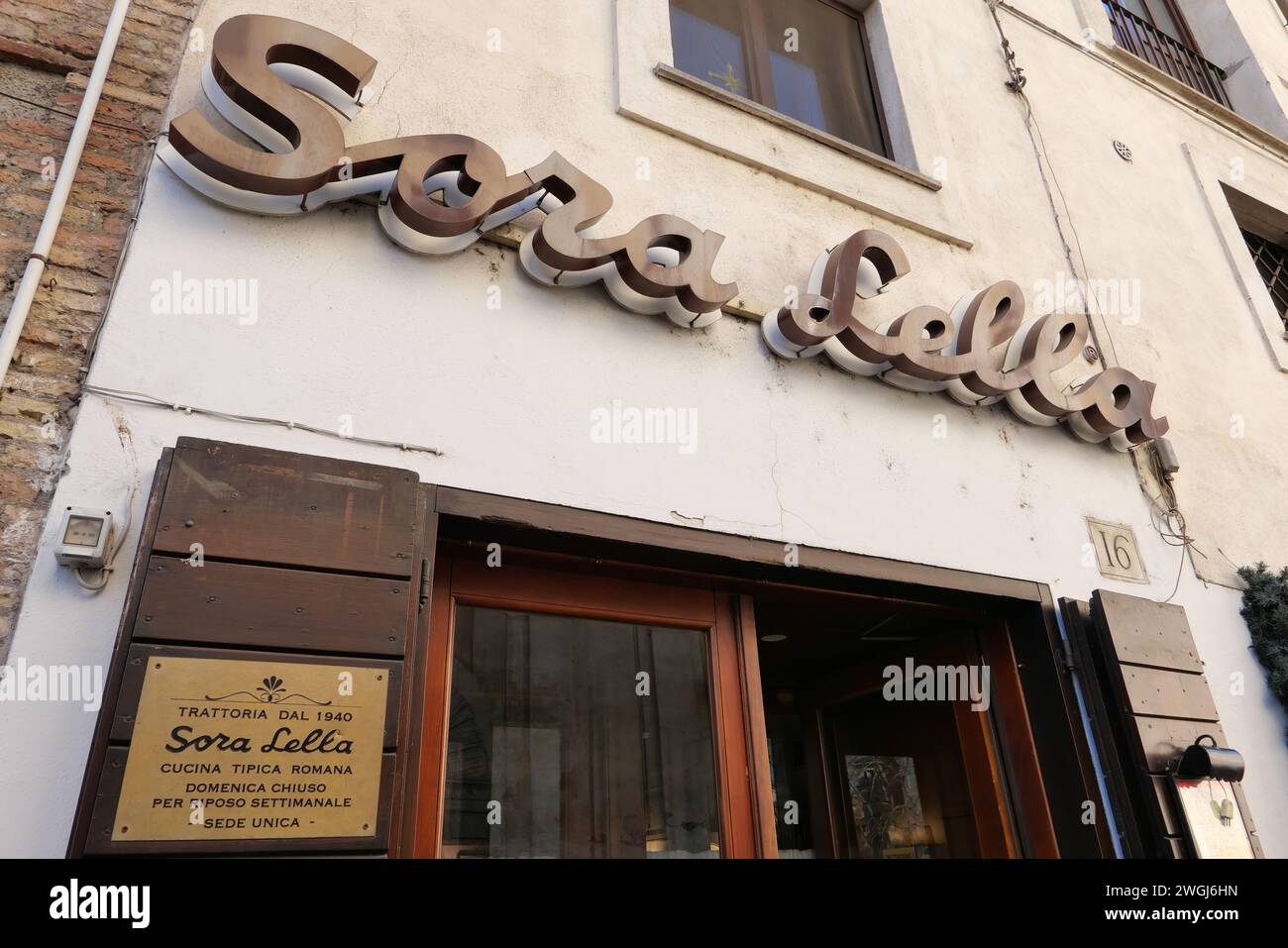 SIGN OF SORA LELLA RESTAURANT. SORA LELLA RESTAURANT IS ONE OF THE MOST ...