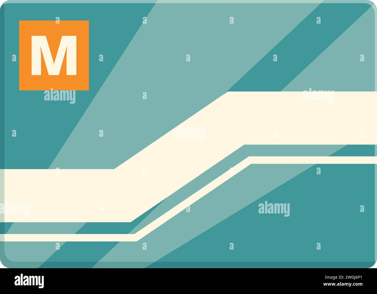 Metro travel card icon cartoon vector. City transport. Atm railway ...