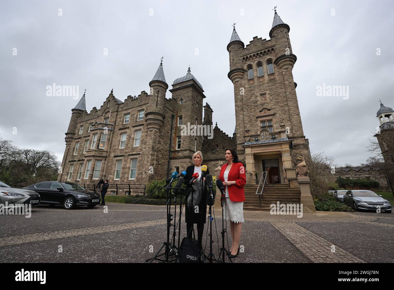 First Minister Michelle O'Neill and Deputy First Minister Emma Little ...