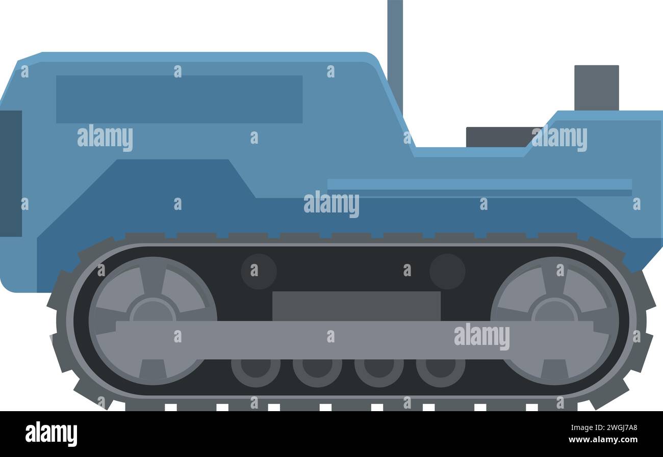 Crawler icon cartoon vector. Industry vehicle. Harvester machine Stock ...