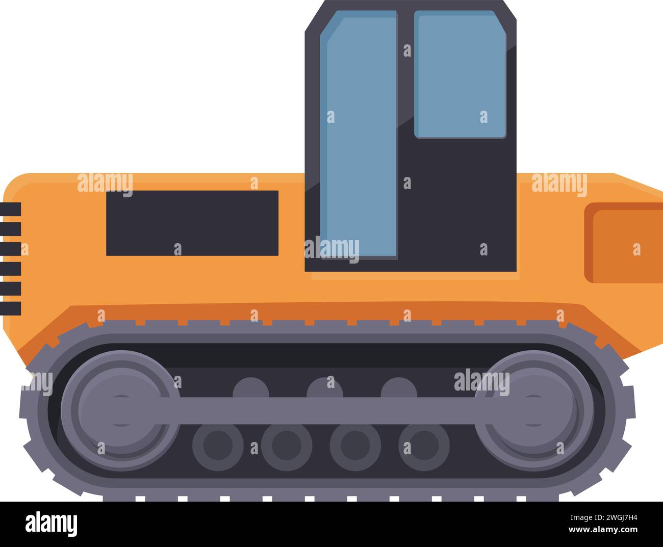 Industry crawler icon cartoon vector. Machine mobile. Car industrial ...