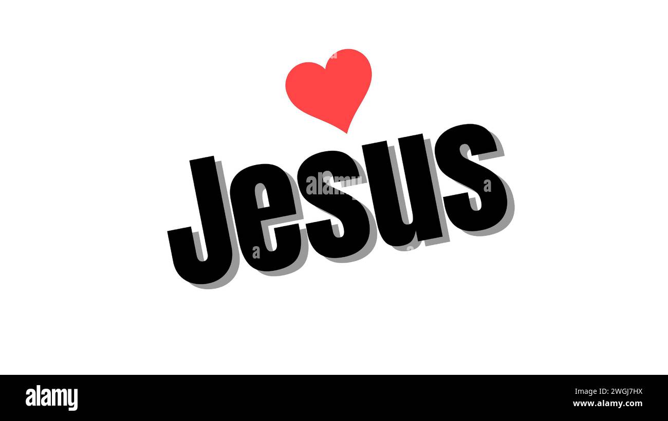 Jesus typography hi-res stock photography and images - Alamy