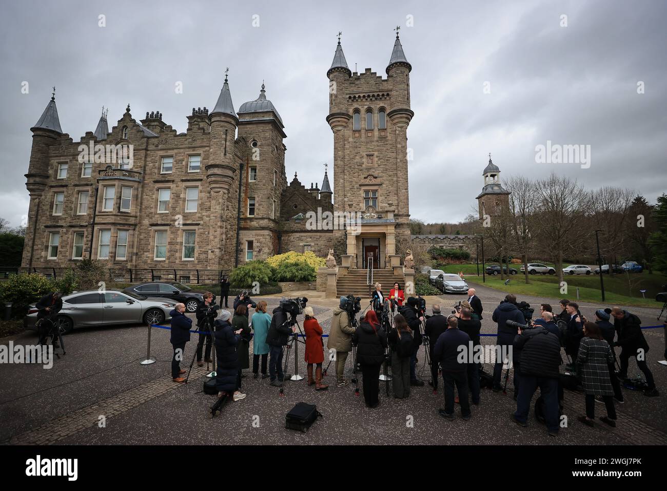 First Minister Michelle O'Neill and Deputy First Minister Emma Little ...