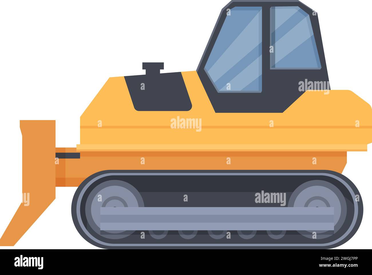 Crawler equipment icon cartoon vector. Work design. Engineering rope ...