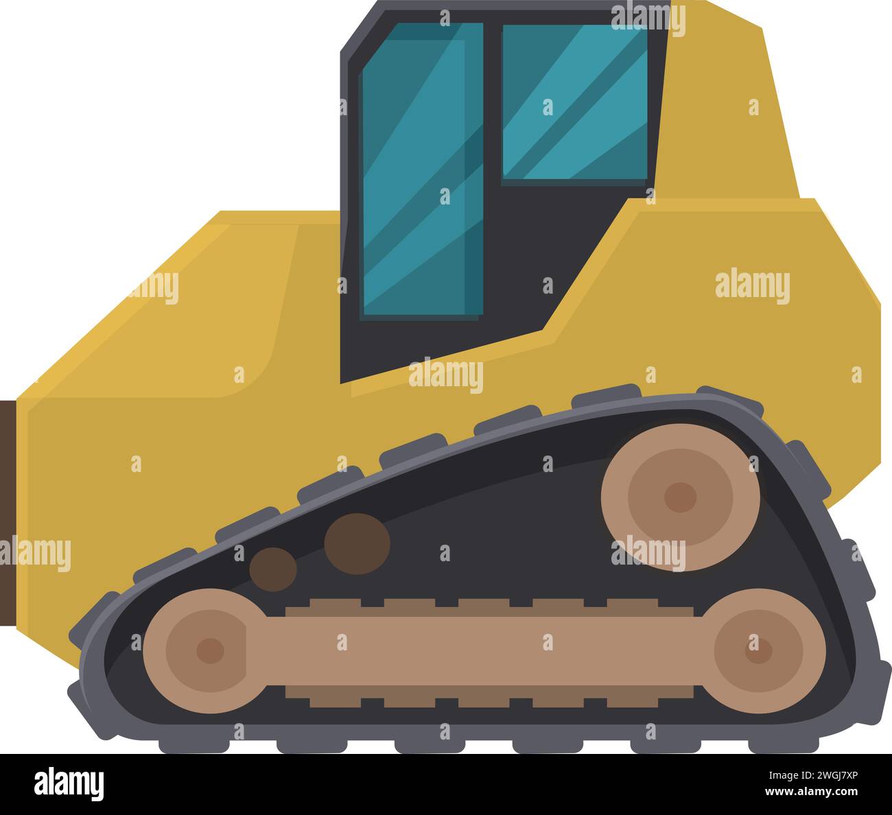 Utility tractor Stock Vector Images - Alamy