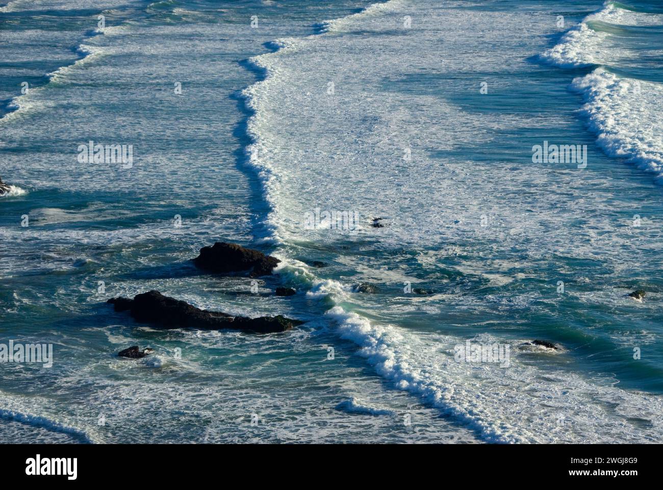 Ecola Point view to surf zone, Ecola State Park, Lewis & Clark National ...