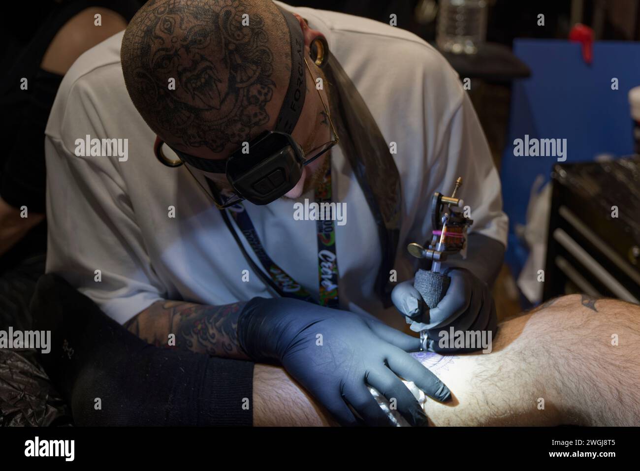 Helvic tattoer hi-res stock photography and images - Alamy