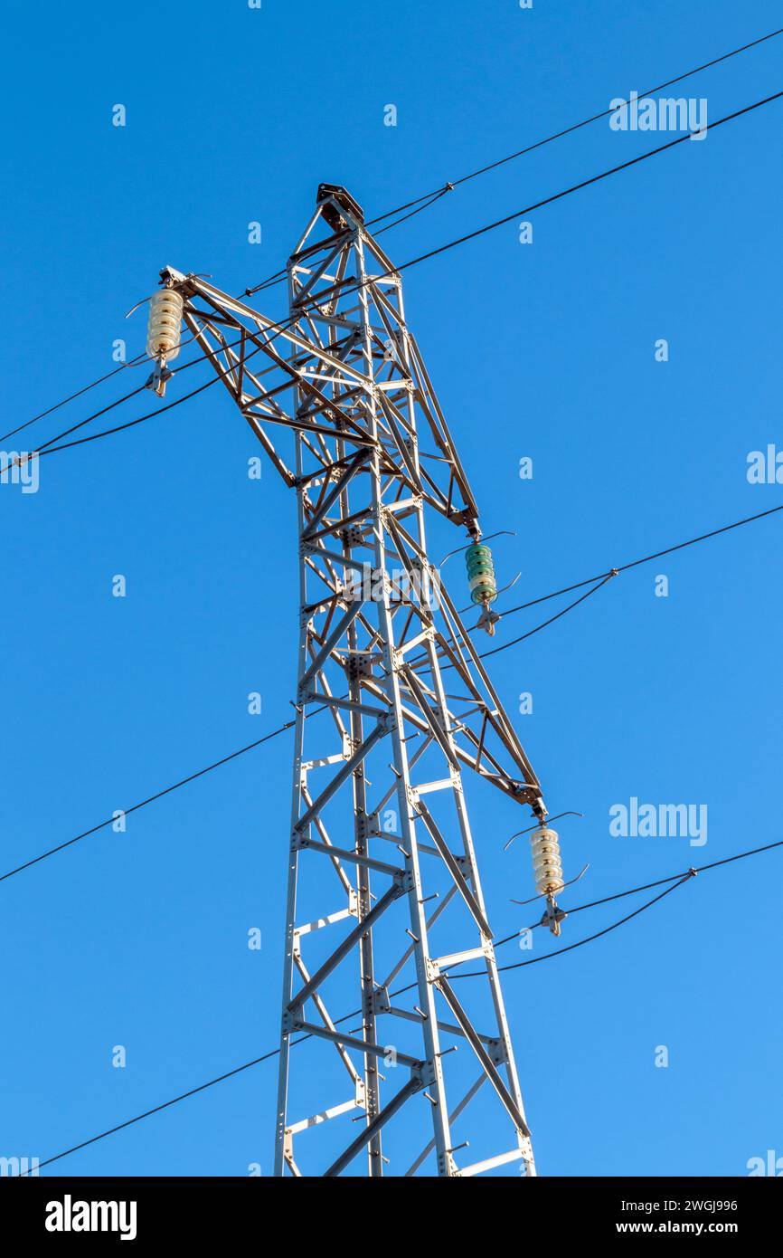 High tension pylon hi-res stock photography and images - Alamy