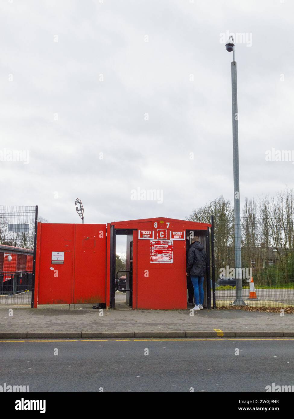 Turnstiles stadium hi-res stock photography and images - Alamy