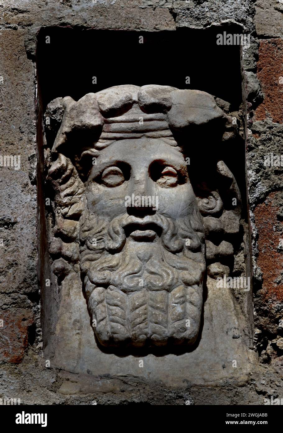 Pompeii Roman City is located near Naples in the Campania region of ...