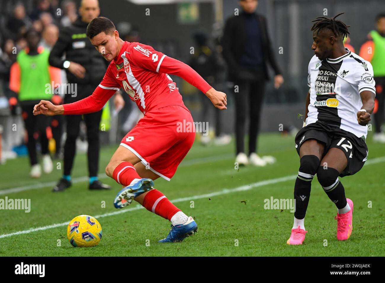 Udine, Italy. 03rd Feb, 2024. Monzaâ€™s Valentin Carboni portrait in ...