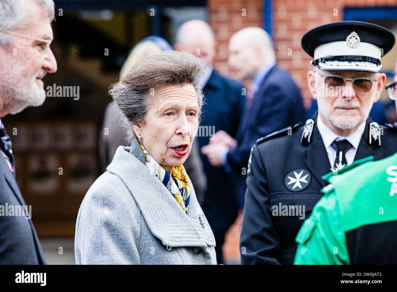 Devizes, Wiltshire, UK, 5th February,2024, HRH Princess Anne, Princess ...