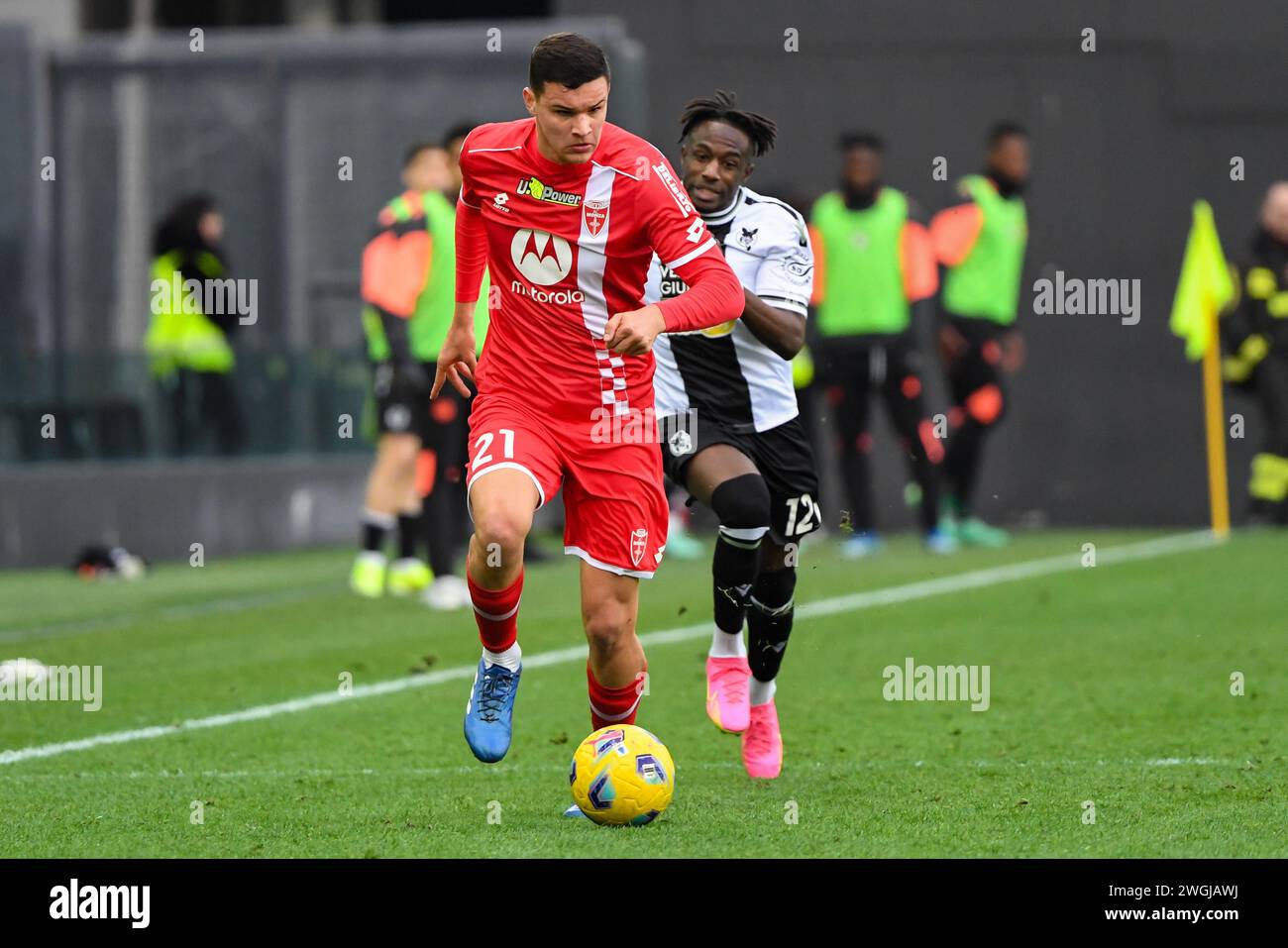Udine, Italy. 03rd Feb, 2024. Monzaâ€™s Valentin Carboni portrait in ...