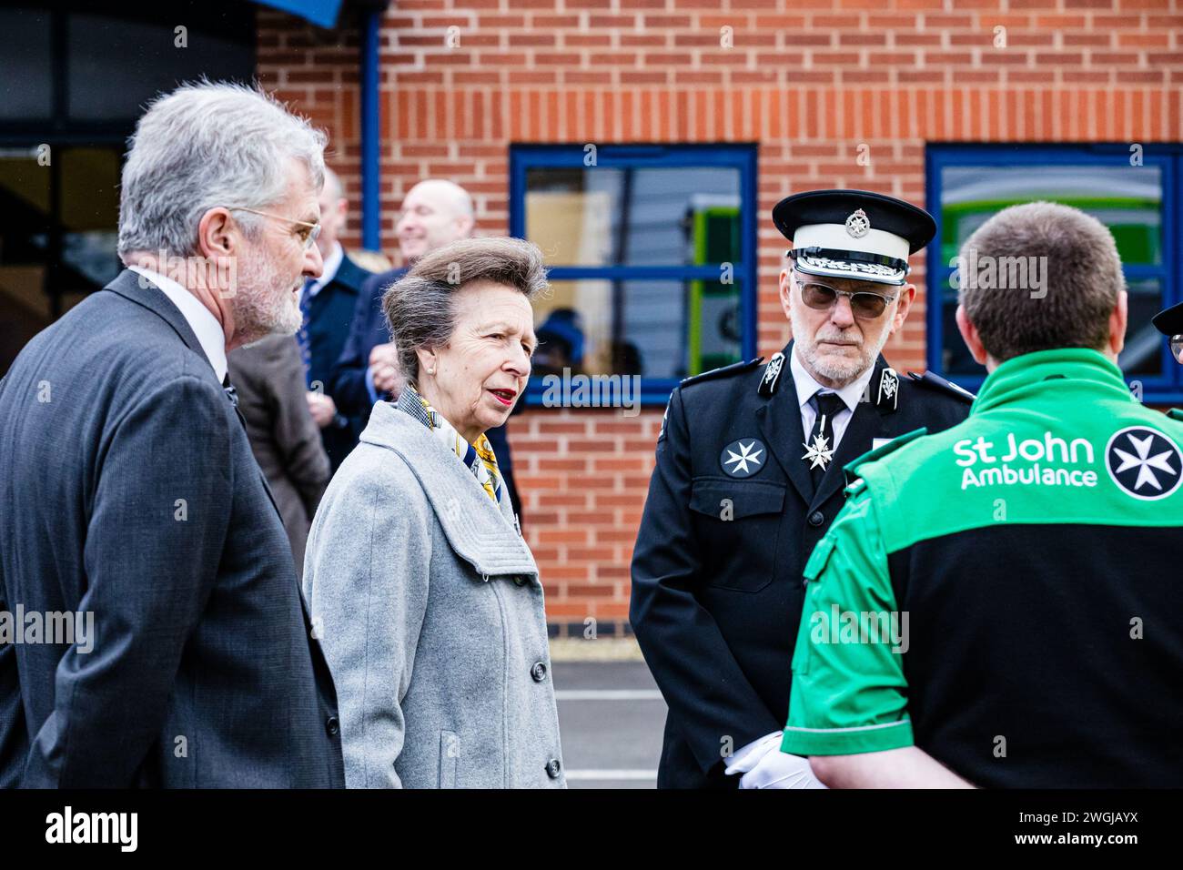 Devizes, Wiltshire, UK, 5th February,2024, HRH Princess Anne, Princess ...