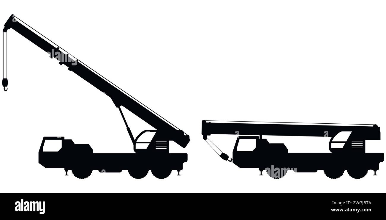 Machine and equipment handling Black and White Stock Photos & Images ...