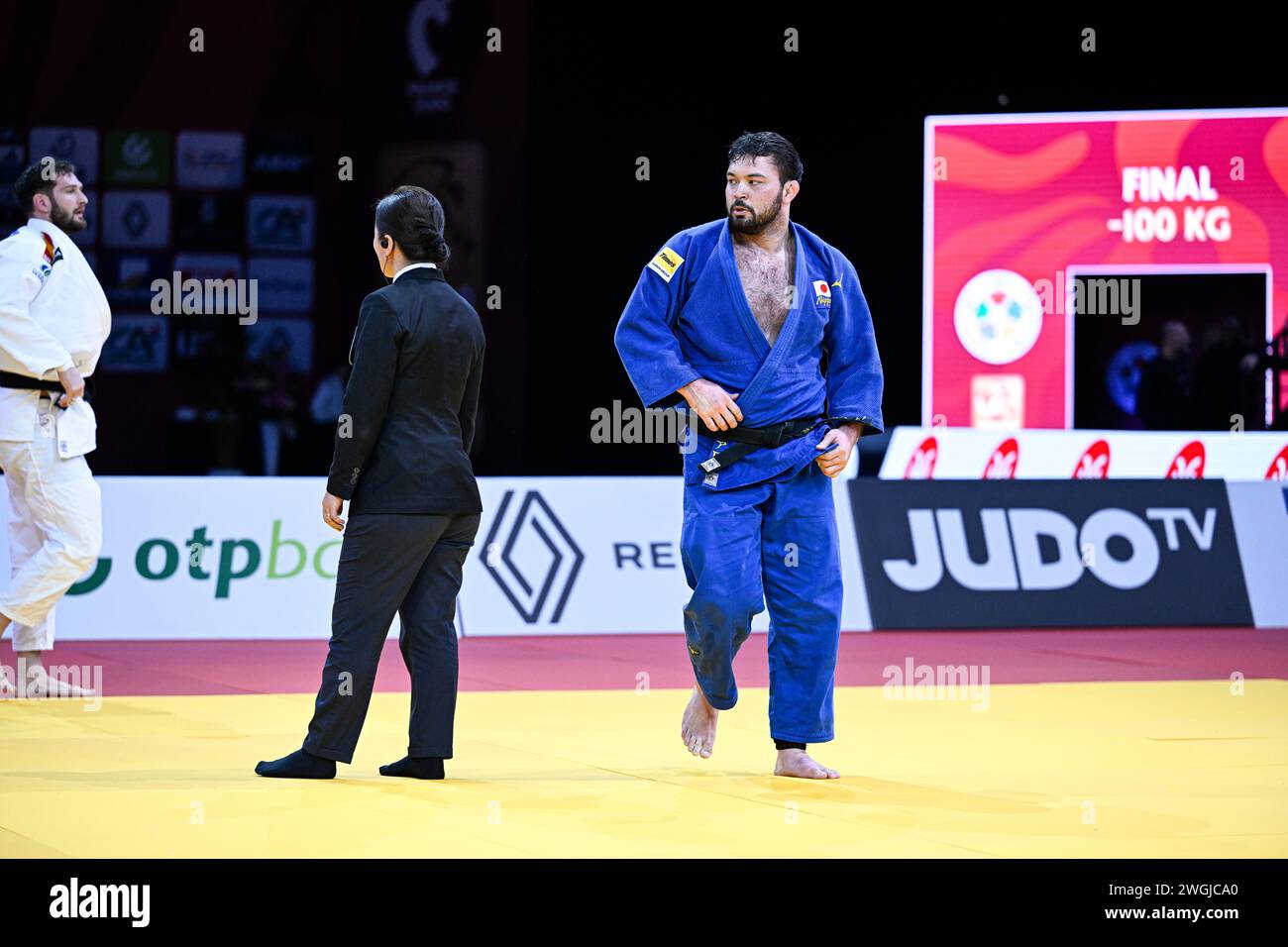Aaron Wolf during the Paris Grand Slam 2024 IJF World Judo Tour event ...