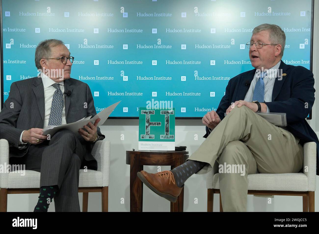 Washington, USA. 05th Feb, 2024. US Congressman Frank Lucas(R-OK) talks ...