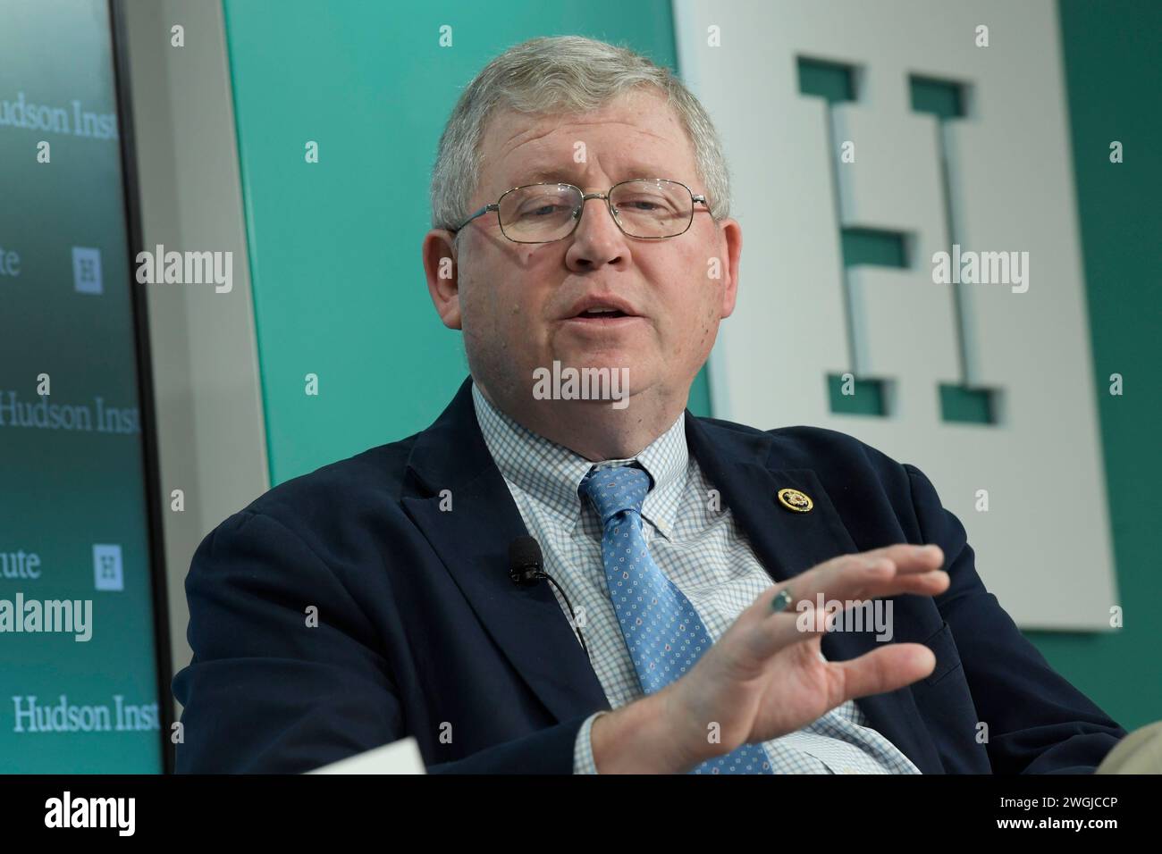 Washington, USA. 05th Feb, 2024. US Congressman Frank Lucas(R-OK) talks ...