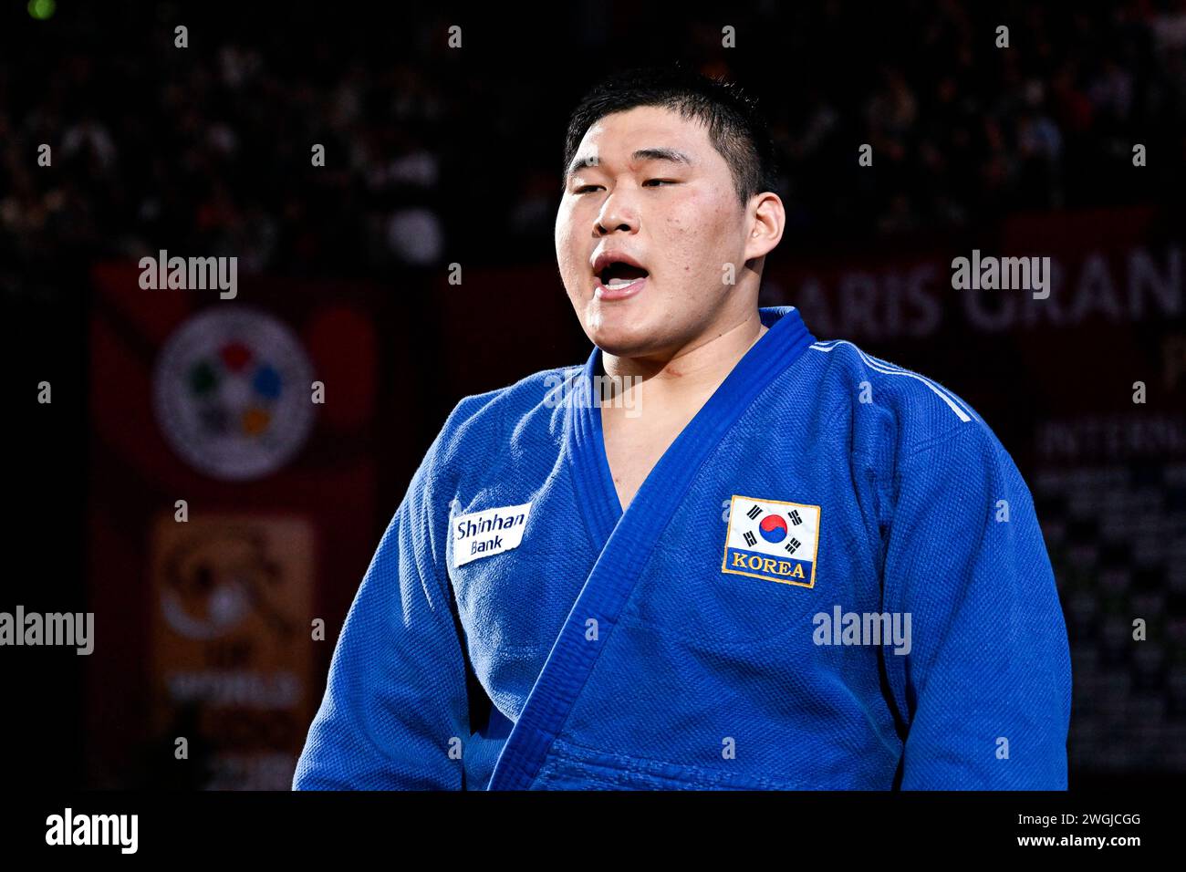 Paris, France. 04th Feb, 2024. Kim Min-jong of Minjong during the Paris Grand Slam 2024 IJF ...