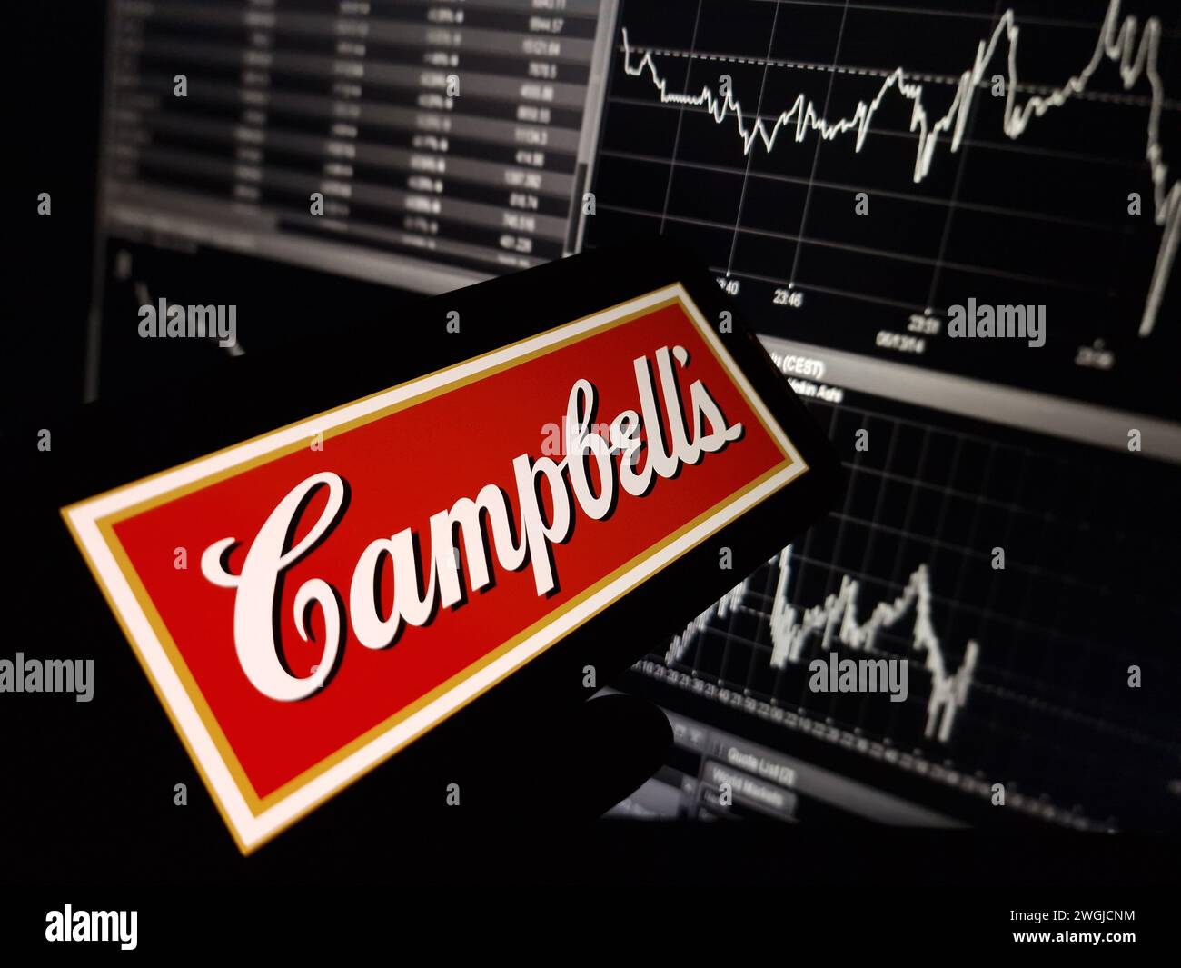 Campbells logo hi-res stock photography and images - Alamy