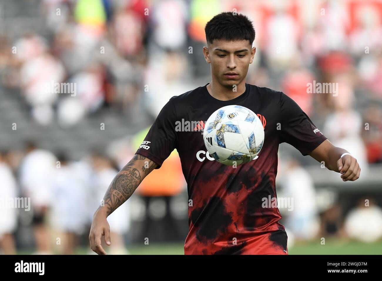 Agustin Ruberto of River Plate seen in action during the Copa de La ...