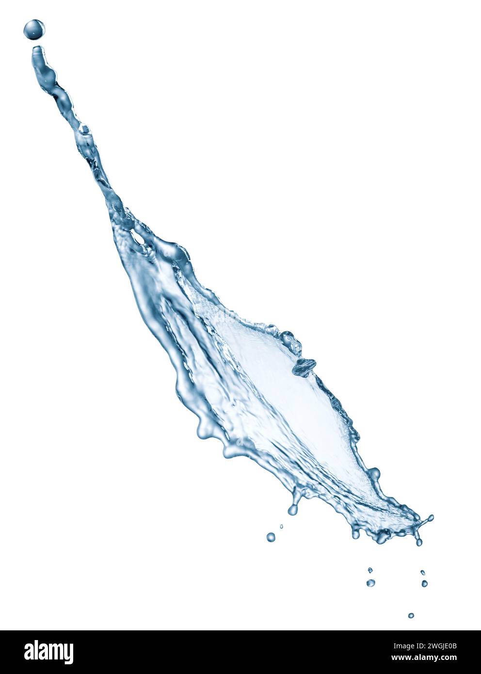 Dynamic splash water on Cut Out Stock Images & Pictures - Alamy