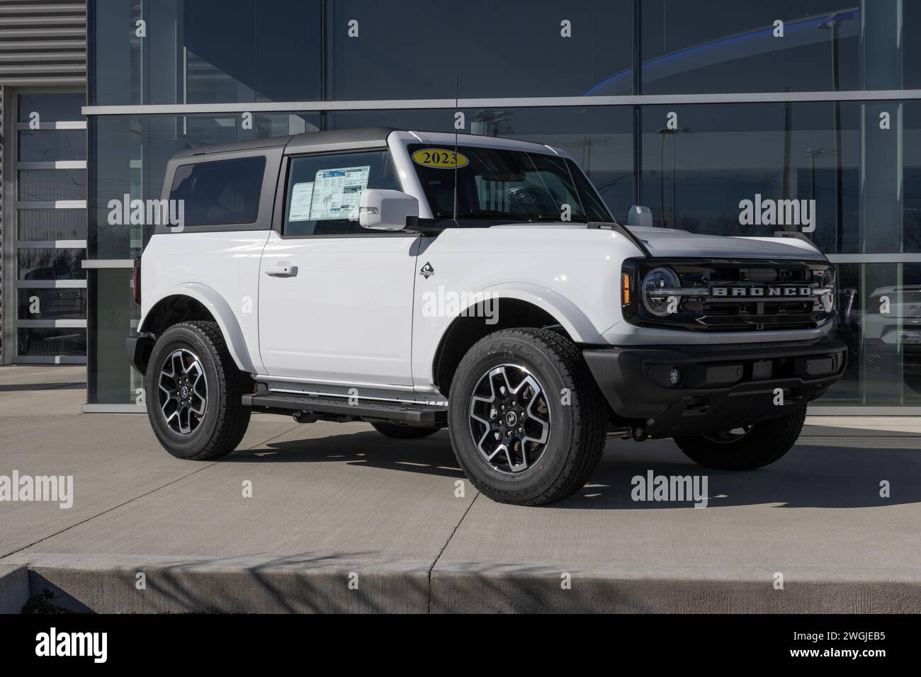 Kokomo - February 4, 2024: Ford Bronco display at a dealership. Ford ...