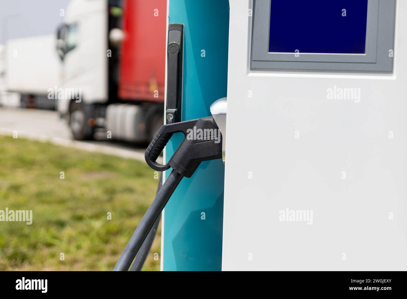charging machine for electric vehicles Stock Photo - Alamy