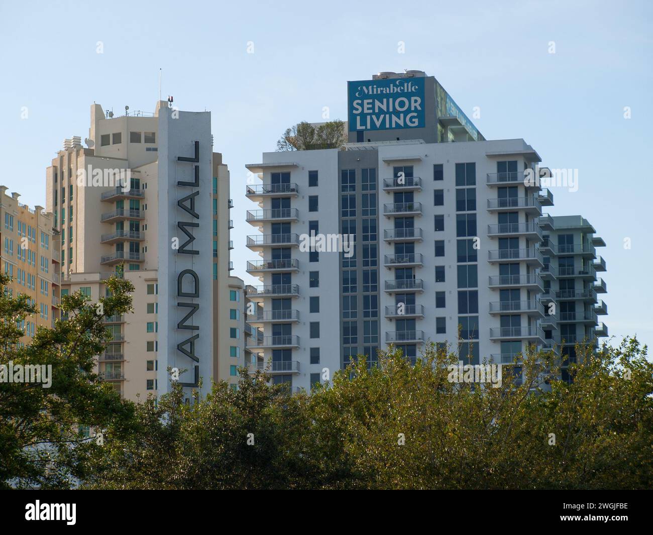 Miami, Florida, United States - December 5, 2023: Buildings in Downtown ...