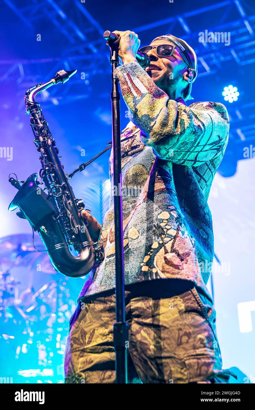 Milan Italy. 04th Feb 2024. The Jamaican-American musician Micah Davis ...