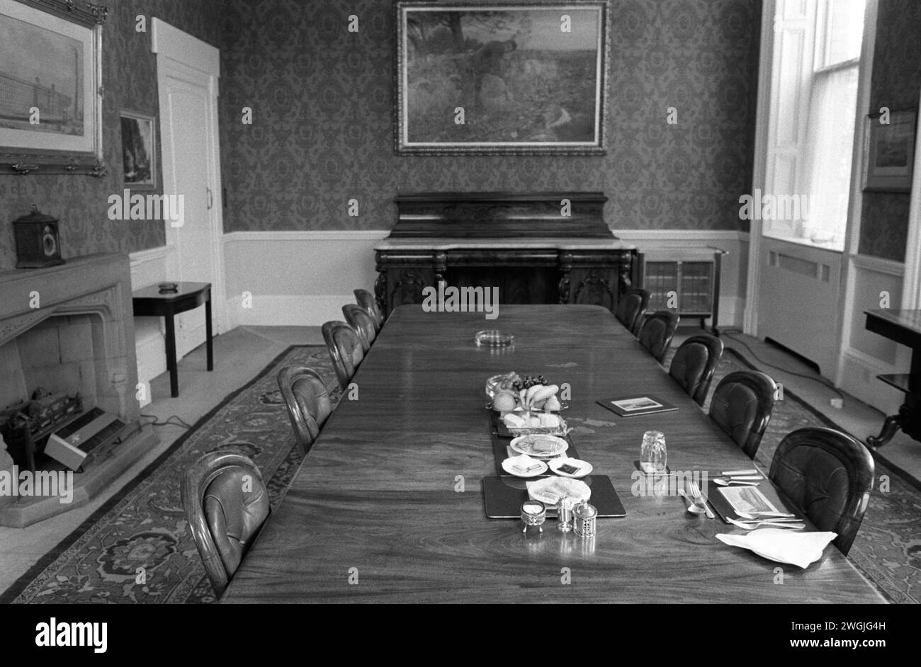 Victorian factory 1980s UK. Saltaire, Salts Mill, West Yorkshire ...