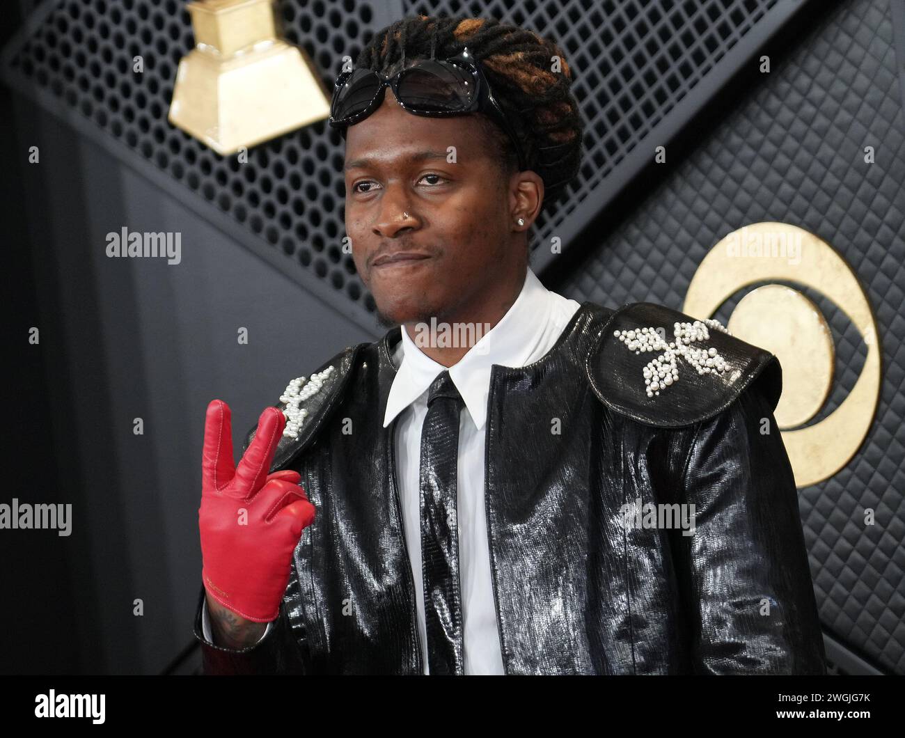 Los Angeles, USA. 04th Feb, 2024. Cody Jordan "ThankGod4Cody" Fayne arrives at the 66th Annual ...