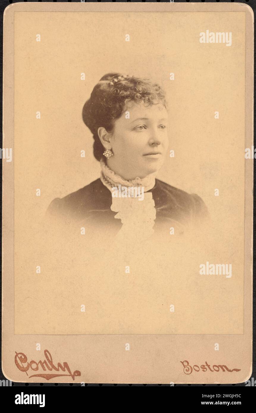 Portrait of Canadian Opera Singer Dame Emma Albani., born Emma ...