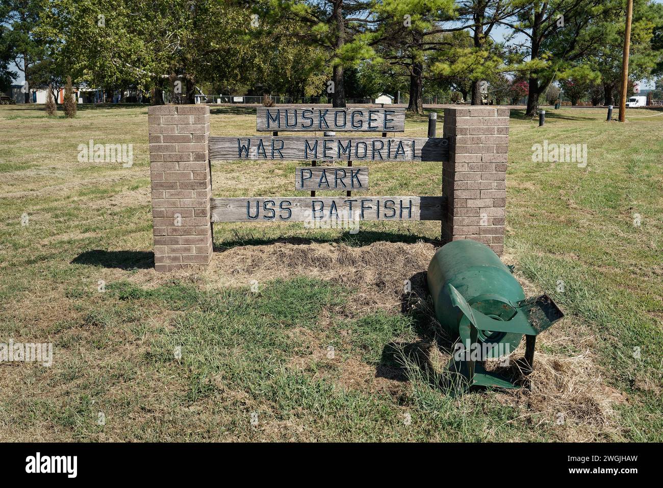 Muskogee, Oklahoma - Sept. 16, 2021: Muskogee War Memorial Park is the ...
