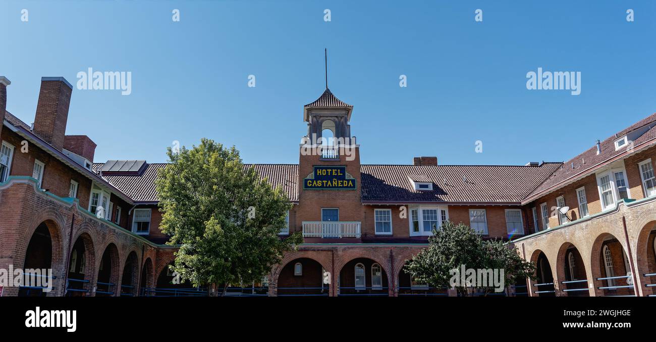 The Hotel Castaneda, in Las Vegas, New Mexico, is a historic Fred ...