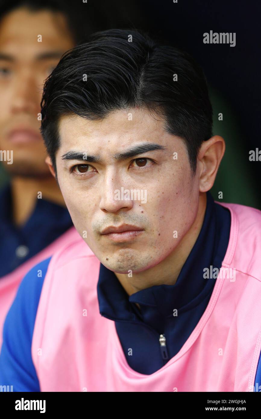 Al Rayyan, Qatar. 3rd Feb, 2024. Shogo Taniguchi (JPN) Football/Soccer ...