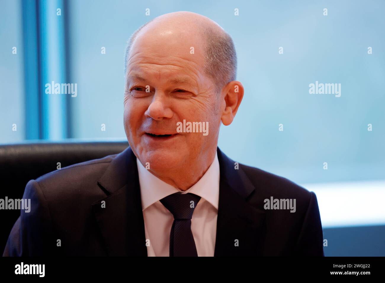 Berlin, Olaf Scholz empfängt Reem Alabali-Radovan Olaf Scholz ...