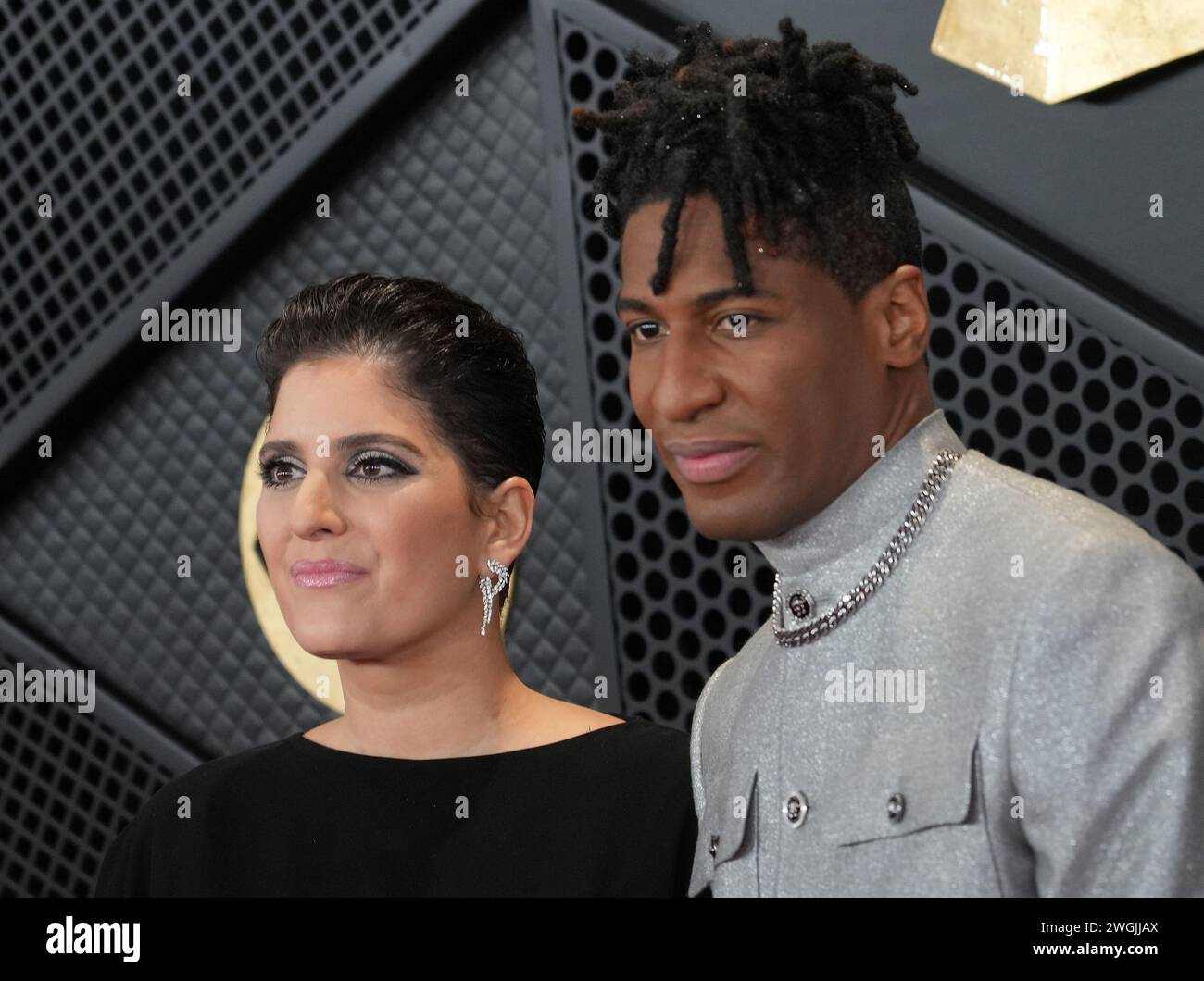 Los Angeles, USA. 04th Feb, 2024. (L-R) Suleika Jaouad and Jon Batiste ...