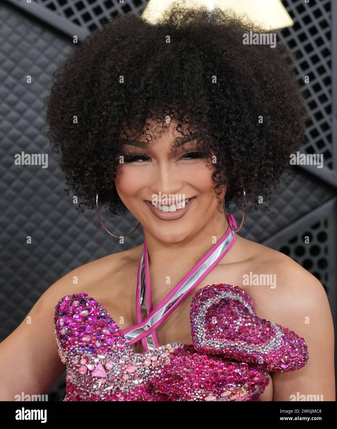 Los Angeles, USA. 04th Feb, 2024. Ve'ondre Mitchell arrives at the 66th ...